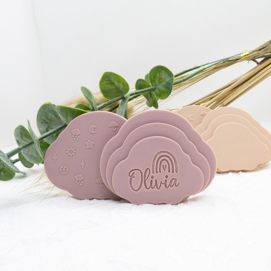 Personalized Name Baby Teether Toy/ Cloud Shape Teether/personalised ...
