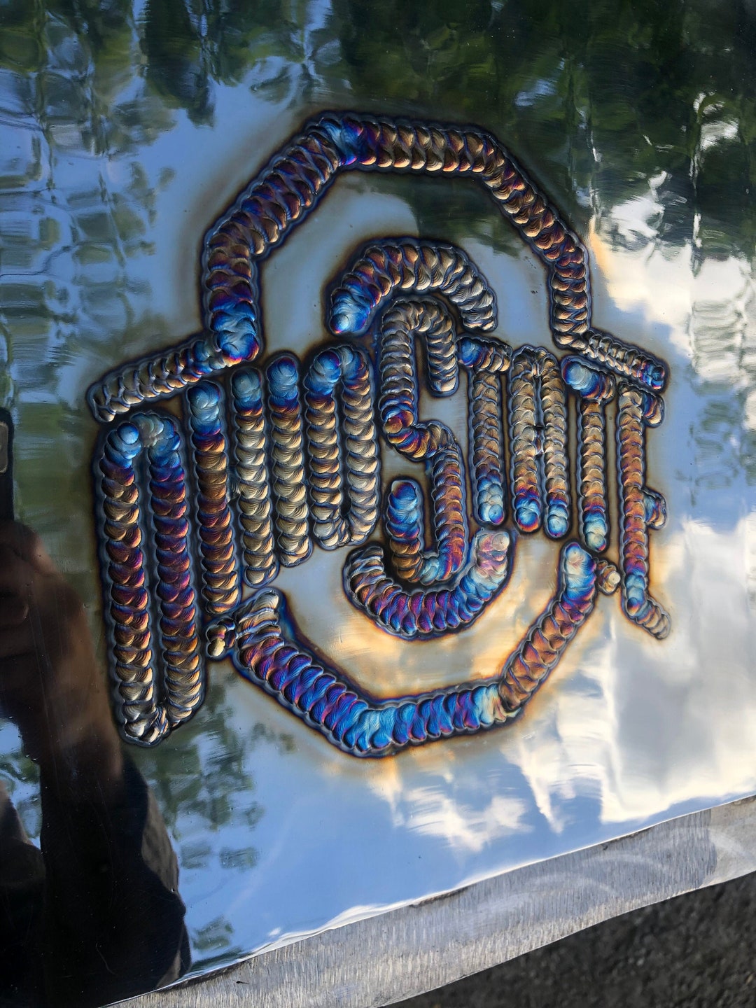 OSU Lettered Piece - Etsy