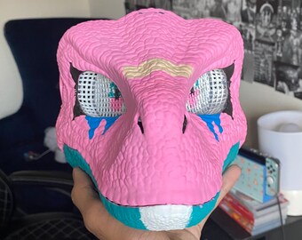 Dino Mask Painted - Etsy