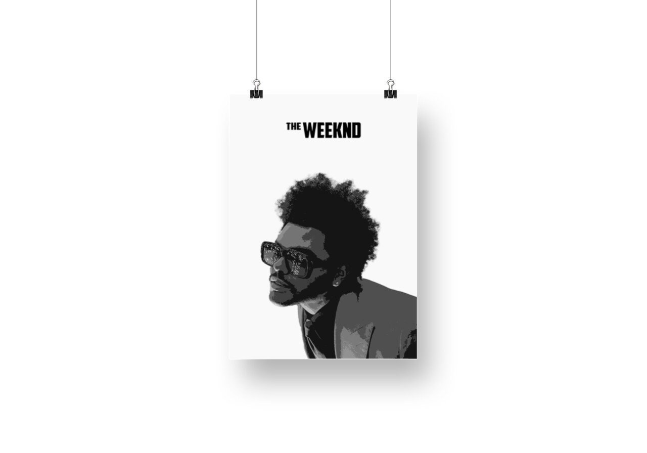 The Weeknd Digital Download Poster / After Hours / Starboy / XO / Wall ...