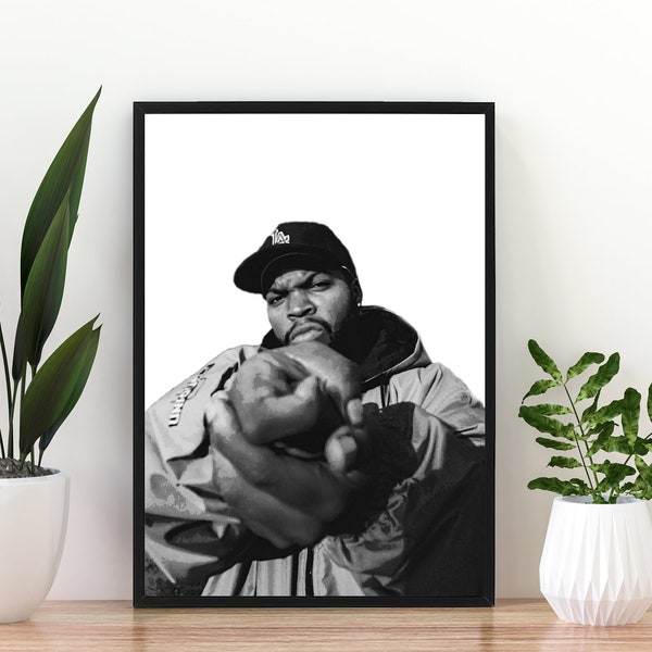 Hip Hop Black and White Poster - Etsy