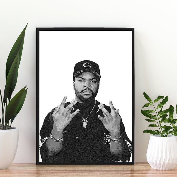 Hip Hop Black and White Poster - Etsy