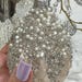 Ivory Snowfall Pearl Glass Finial Ornament - Etsy