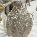 Ivory Snowfall Pearl Glass Finial Ornament - Etsy