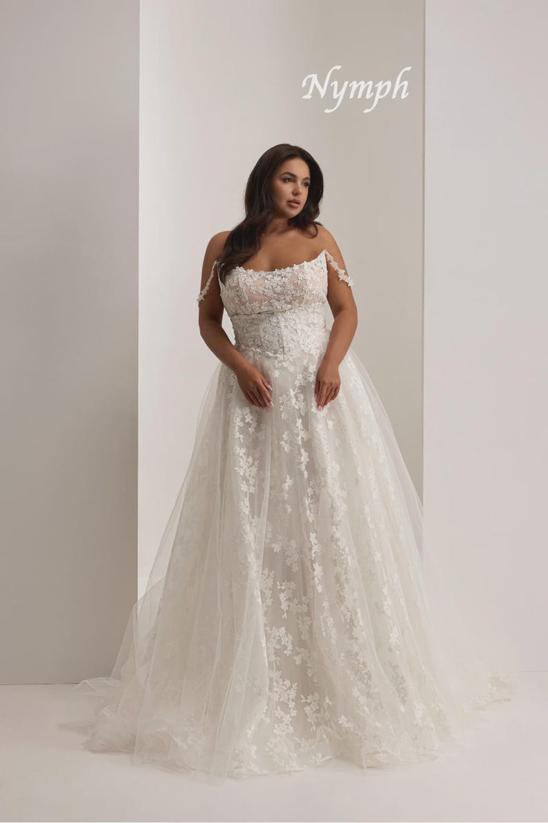 Convertible Wedding Dress • 2-in-1 Dress Transformer • Removable ...