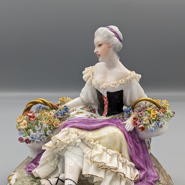 Porcelain Lady Figurines - Etsy