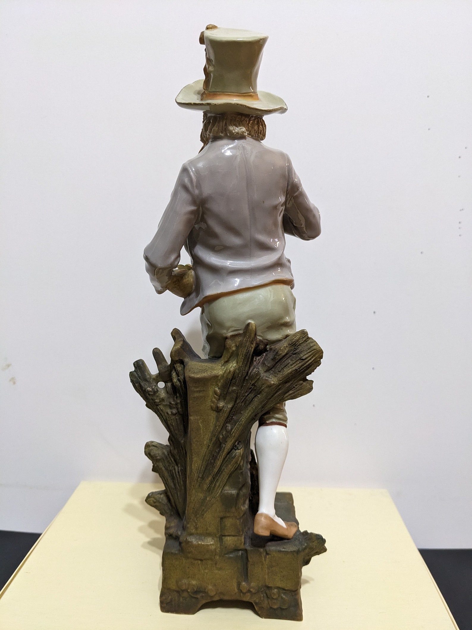 1897s Austria Ernst Wahliss Turn Teplitz Porcelain Figurine Country Man ...