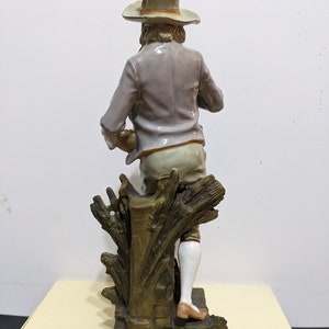 1897s Austria Ernst Wahliss Turn Teplitz Porcelain Figurine Country Man ...