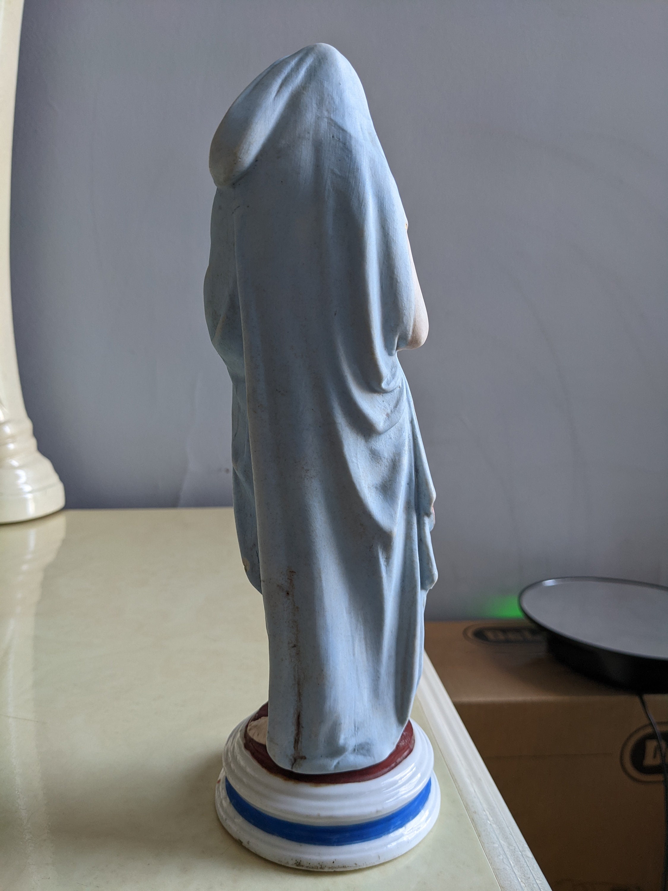 Antique Rare French Limoges Flower Girl Porcelain Polychrome Figurine ...