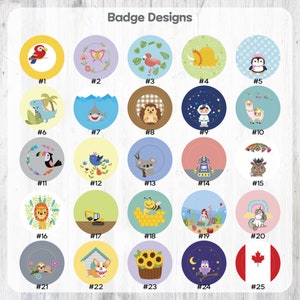 Custom Button Badge Pin-back Badge Personalized Badge Name - Etsy