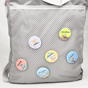 Custom Button Badge Pin-back Badge Personalized Badge Name - Etsy