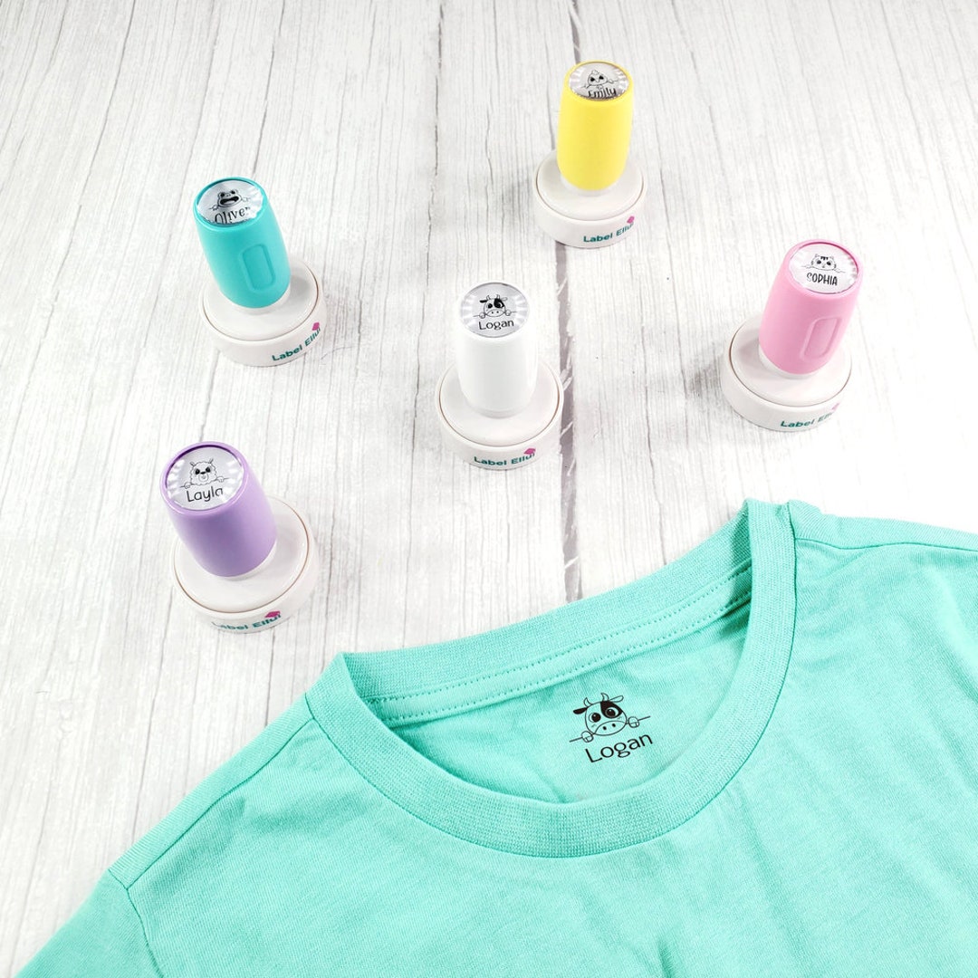 Custom Personalized Name Stamp, Label Stamp, Clothing Stamp, Fabric ...