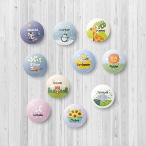 Custom Button Badge, Pin-back Badge, Personalized Buttom, 1.5" 37mm for ...
