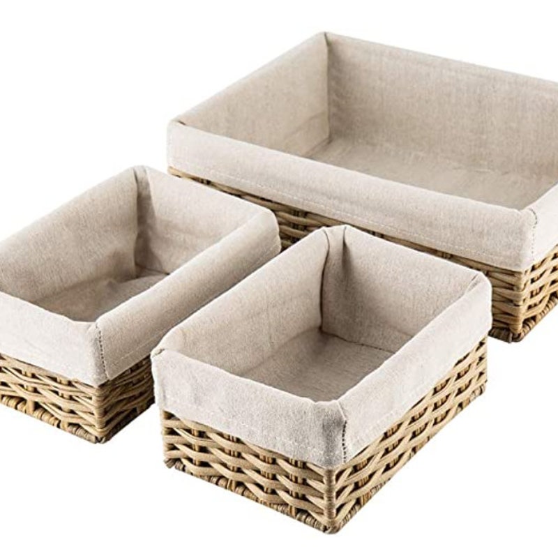 Linen Storage Basket - Etsy