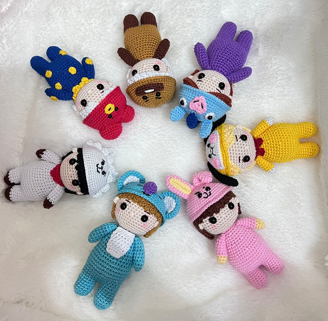 Crochet Pattern Amigurumi : Kpop Doll BTS Army Pattern PDF - Crochet ...
