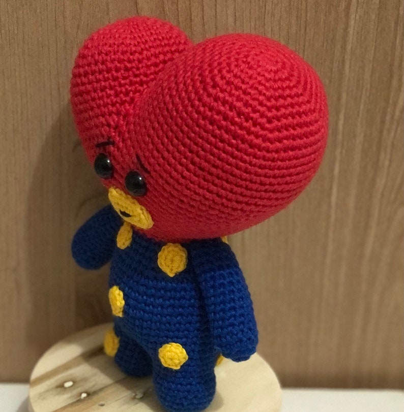 Amigurumi Tata BT21 - BTS - Amigurumi Doll Pattern - Crochet Doll ...