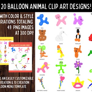 Balloon Artist Business Branding Kit 3 10 Editable Canva Templates ...