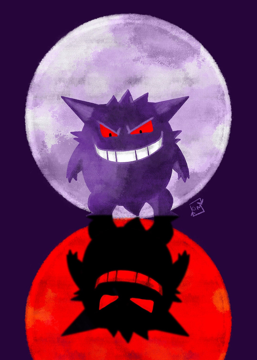 Shadow Ghost Digital Drawing Print - Etsy