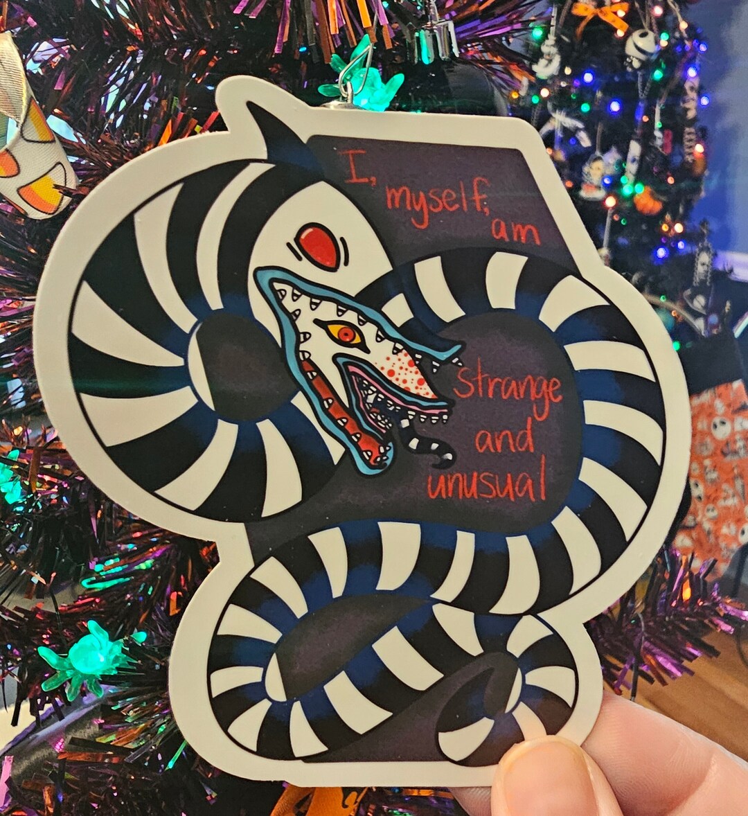 Strange and Unusual Sandworm Sticker - Etsy