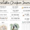 Backyard Chicken Journal Printable Chicken Record Keeping Journal ...