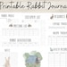 Printable Rabbit Record Keeping Journal | Rabbitry Log Printables ...