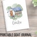 Printable Goat Record Keeping Journal | Goat Log Printables | Goat Herd ...