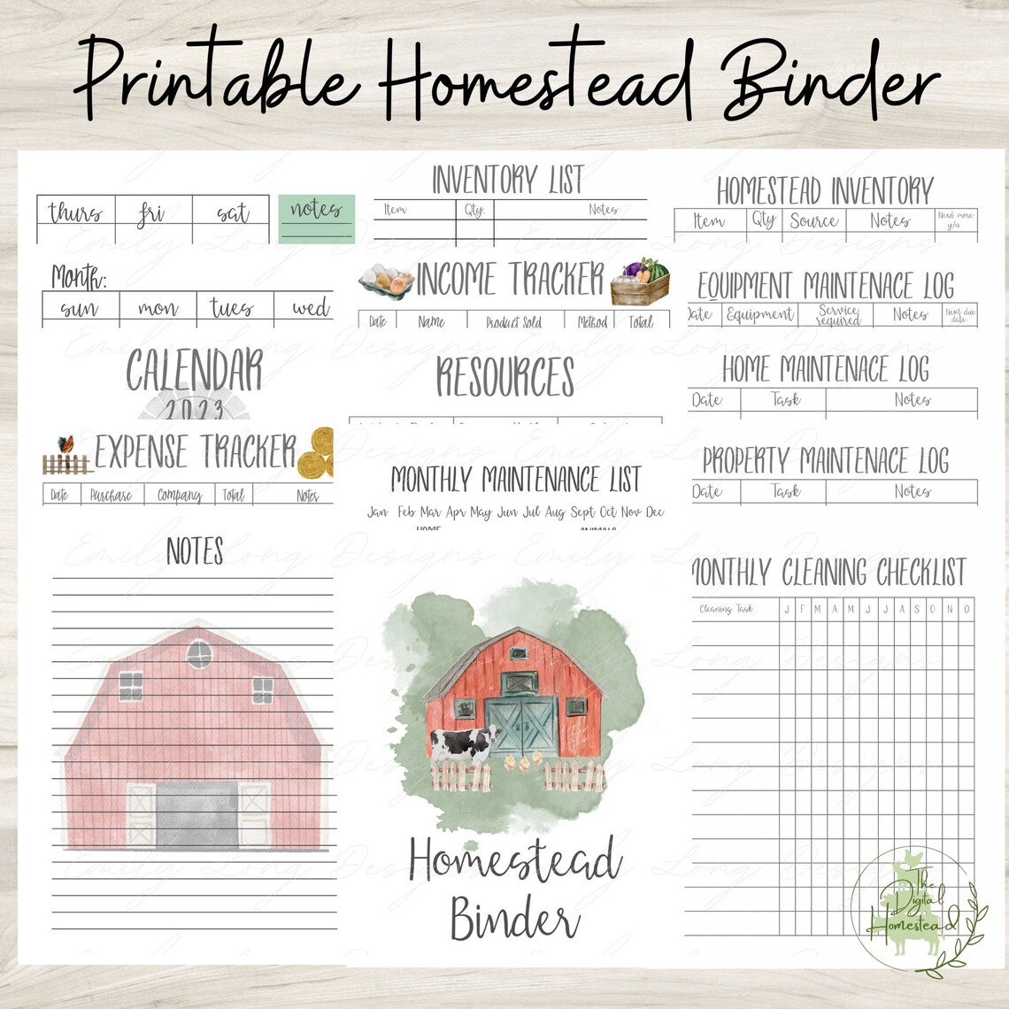 Ultimate Homestead Management Binder Homestead Planner - Etsy