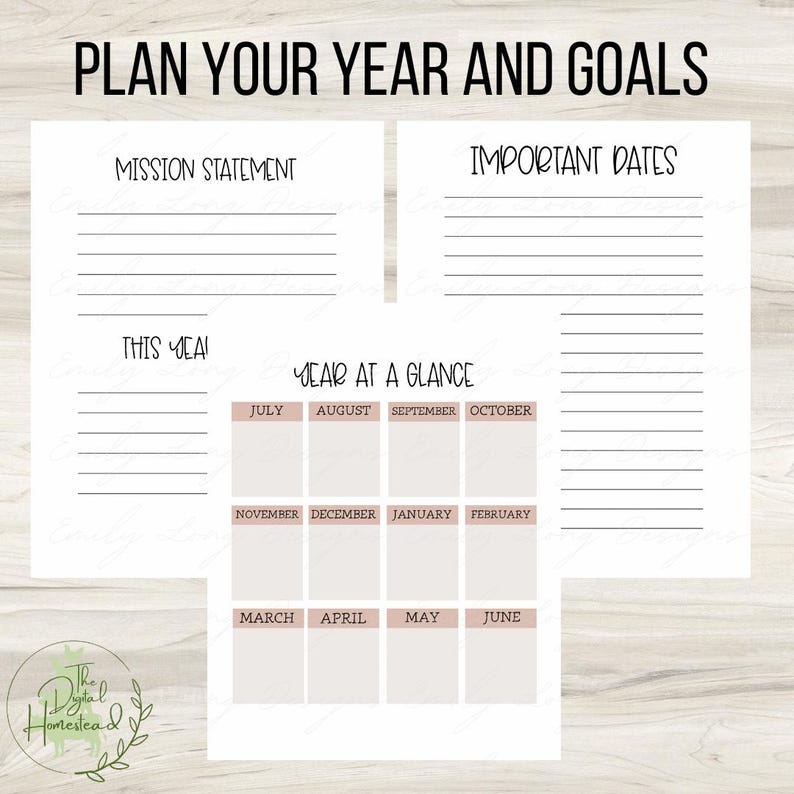 Homeschool Planner 2025-2026 | Printable Planner | Homeschooling ...