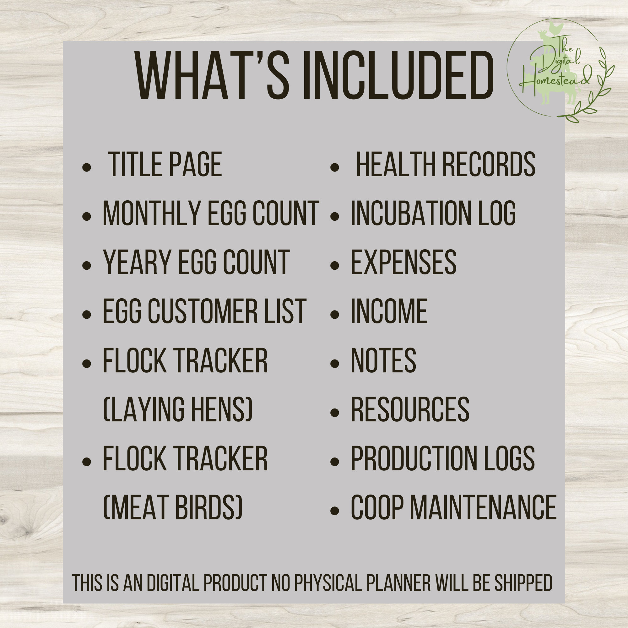 Backyard Chicken Journal | Printable Chicken Record Keeping Journal ...