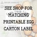 Egg Handling Instructions Printables | Printable Egg Carton Labels ...
