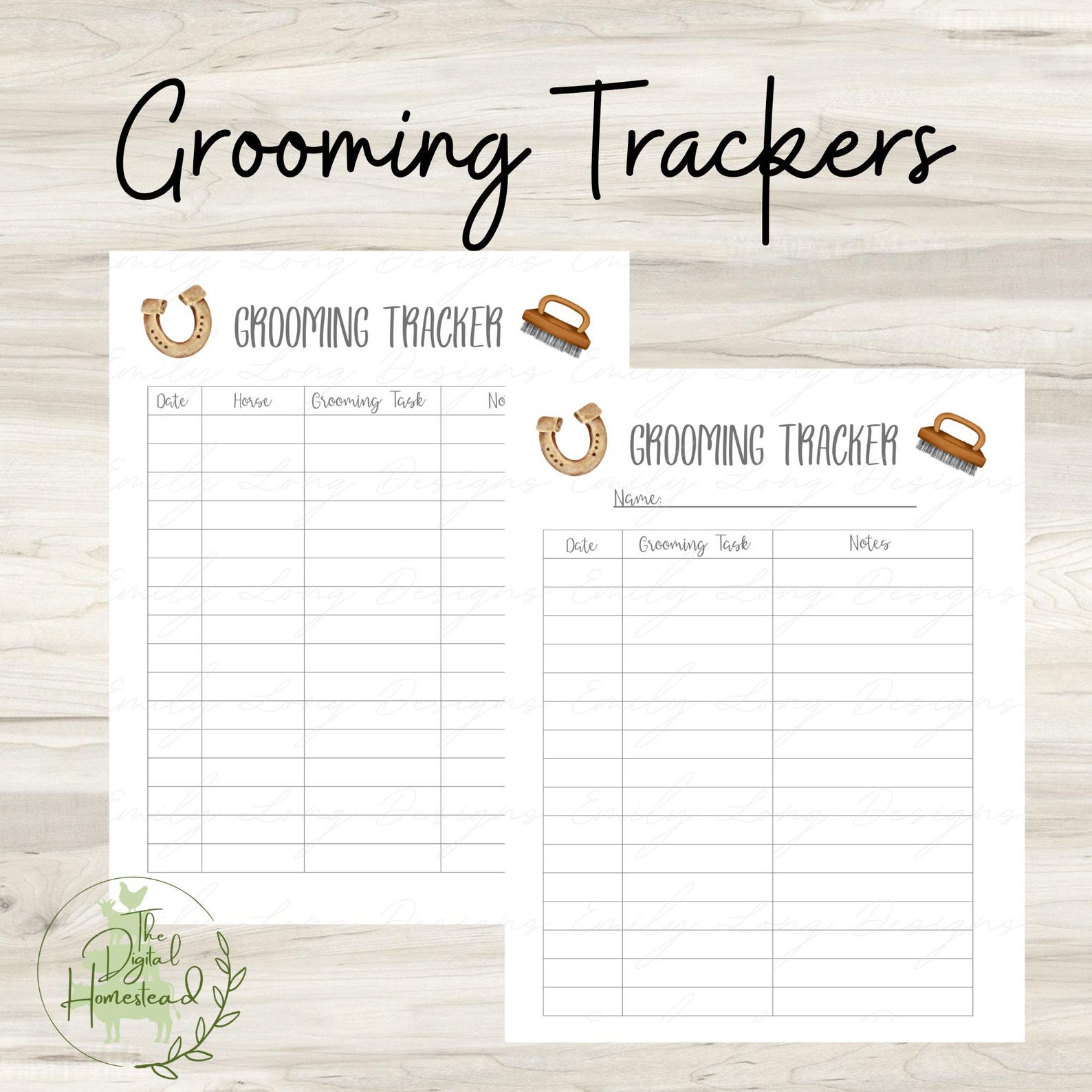 Printable Horse Record Keeping Journal | Horse Log Printables ...