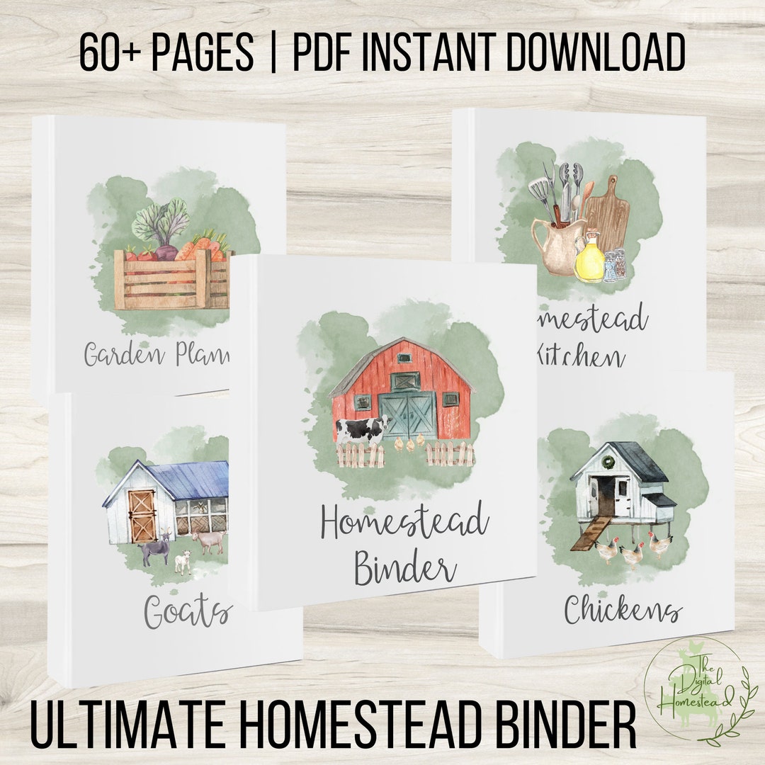 Ultimate Homestead Management Binder | 2025 Printable Homestead Planner ...