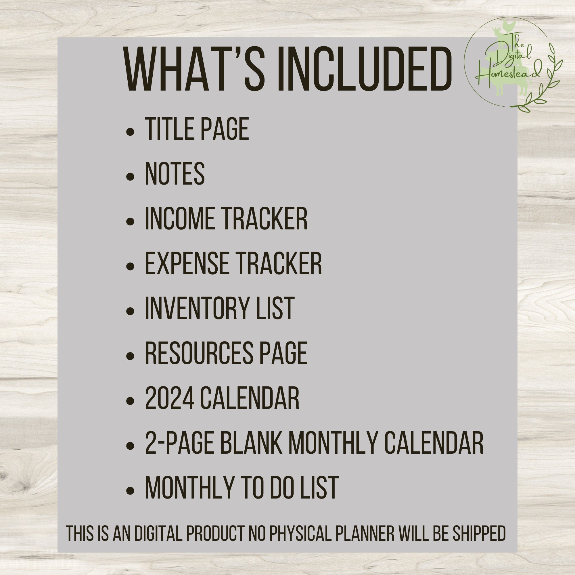 2026 Homestead Management Binder | Printable Homestead Planner ...