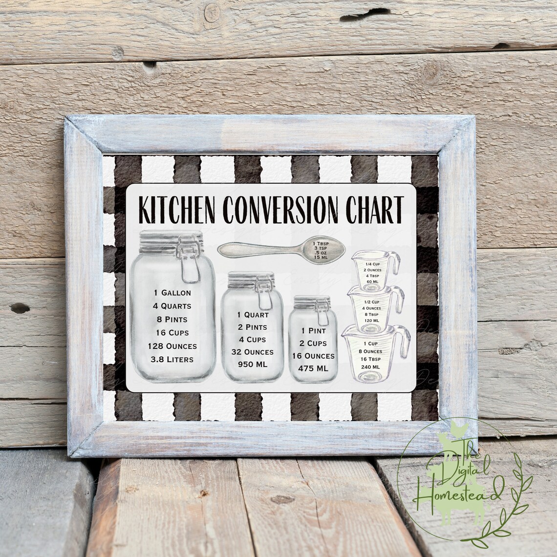 Printable Conversion Chart | Cups to Grams Conversion Chart | Printable ...