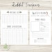 Printable Rabbit Record Keeping Journal Rabbitry Log Printables Rabbit ...