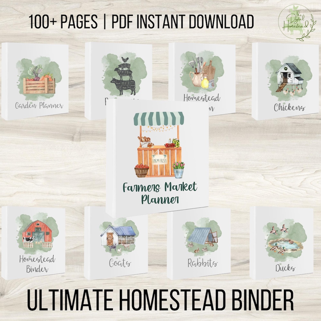 Ultimate Homestead Management Binder | 2026 Planner | Printable ...