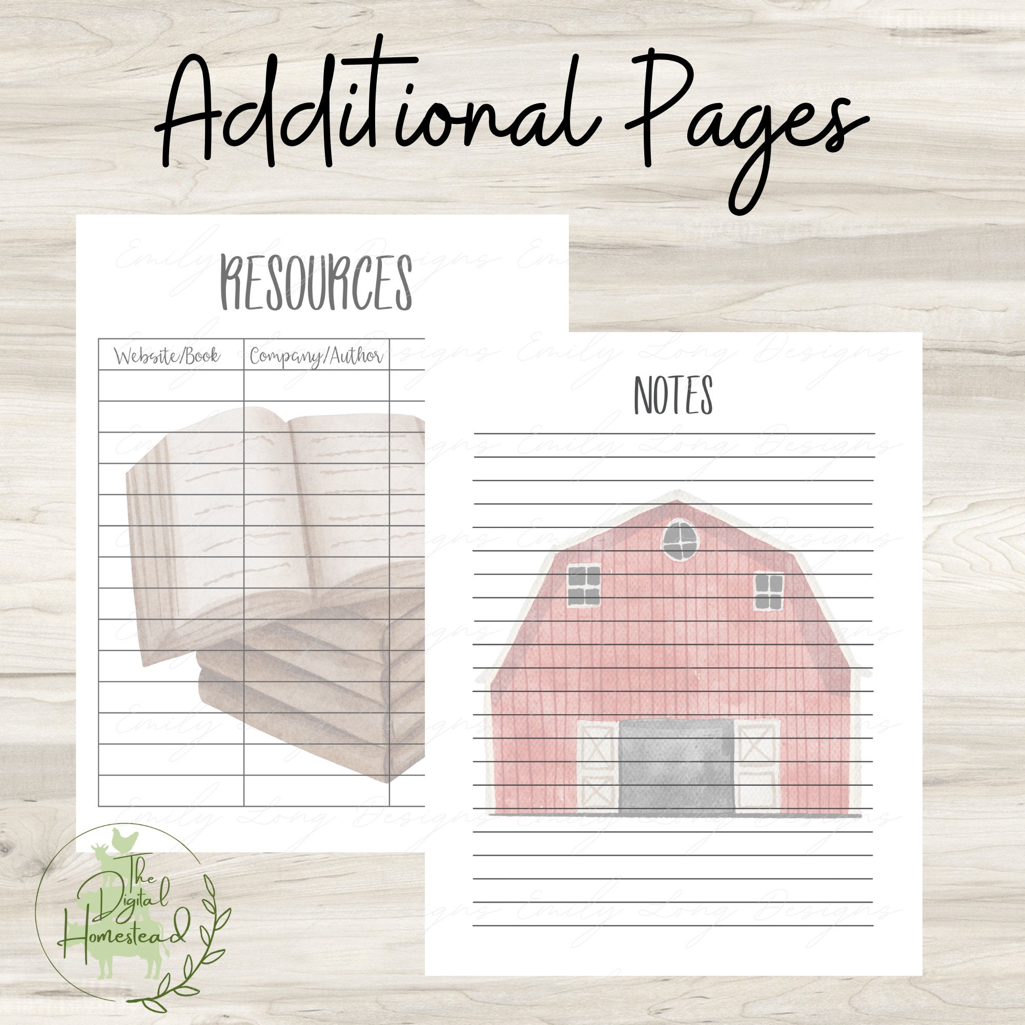 2026 Homestead Management Binder | Printable Homestead Planner ...