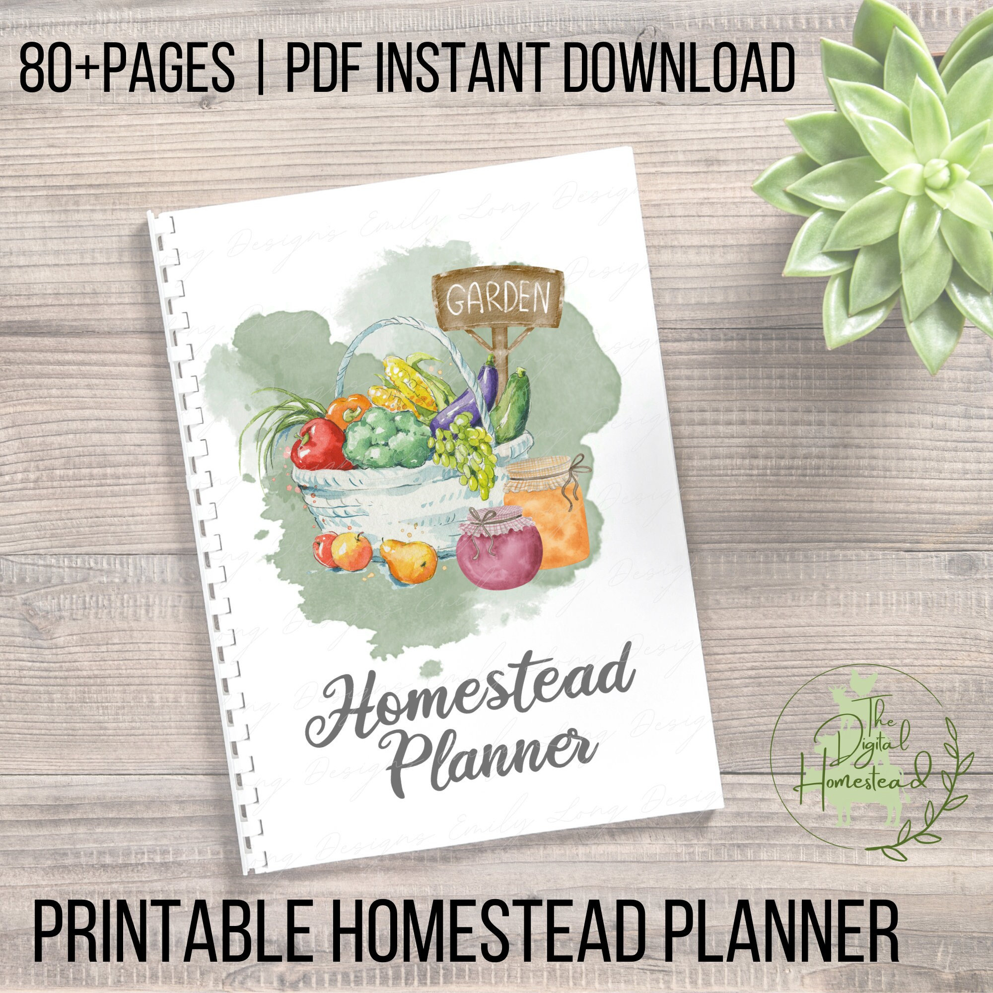 Printable Homestead Planner Printable Garden Planner A5 Garden Journal ...