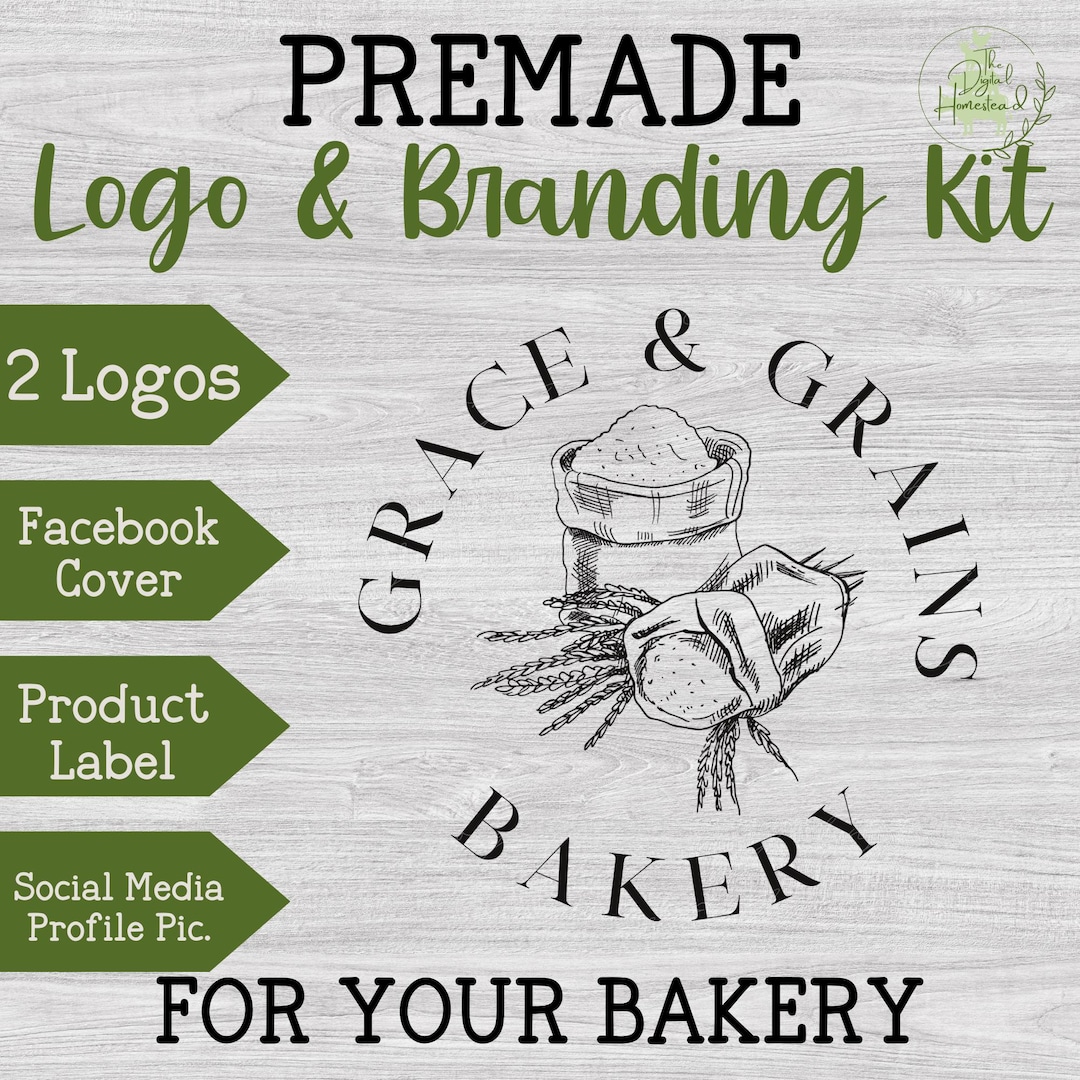 Pre-made Home Bakery Logo | Baking Business Logo | Bakery Logo for ...