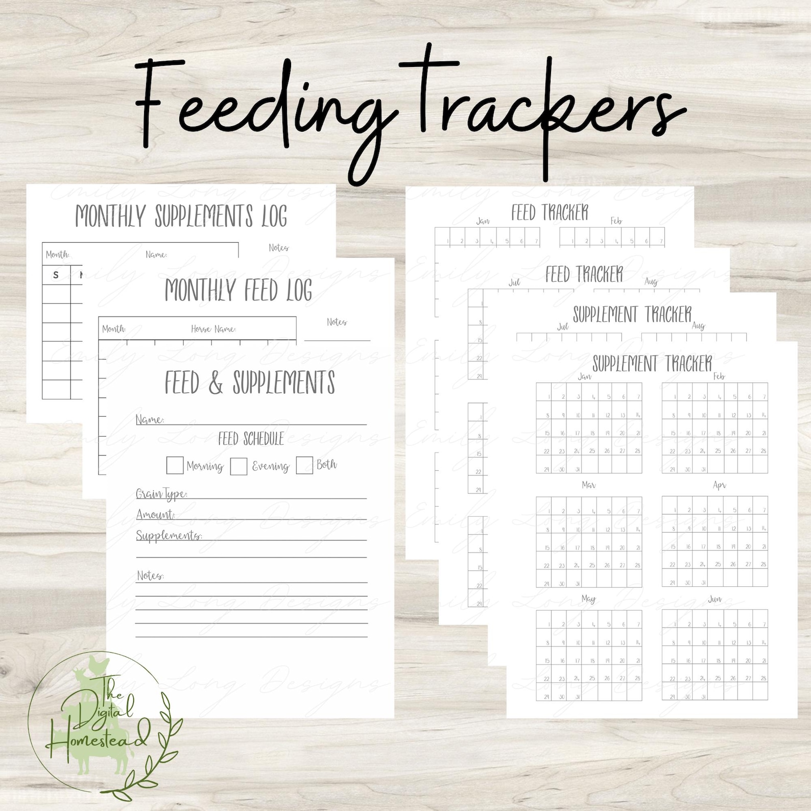 Printable Horse Record Keeping Journal | Horse Log Printables ...