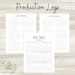 Printable Goat Record Keeping Journal | Goat Log Printables | Goat Herd ...