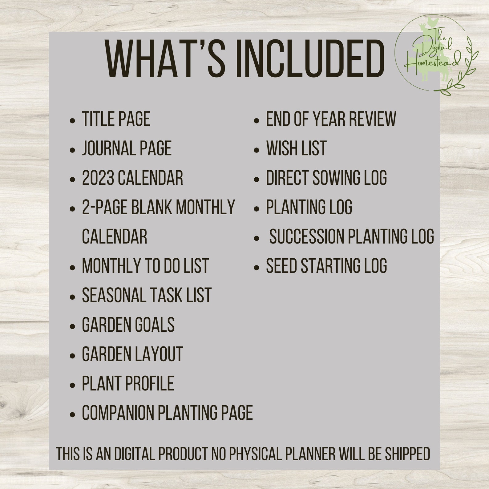 Happy Planner Garden Planner | Planner for Homesteader | Homestead ...