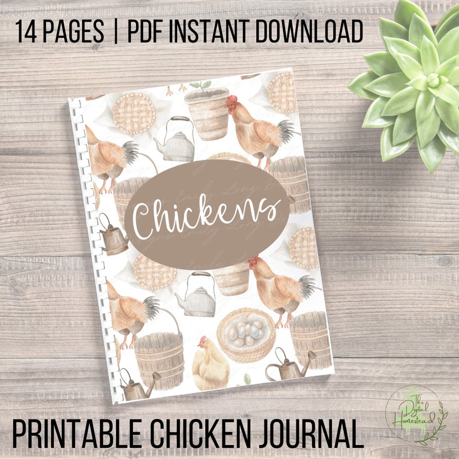 Backyard Chicken Journal | Printable Chicken Record Keeping Journal ...