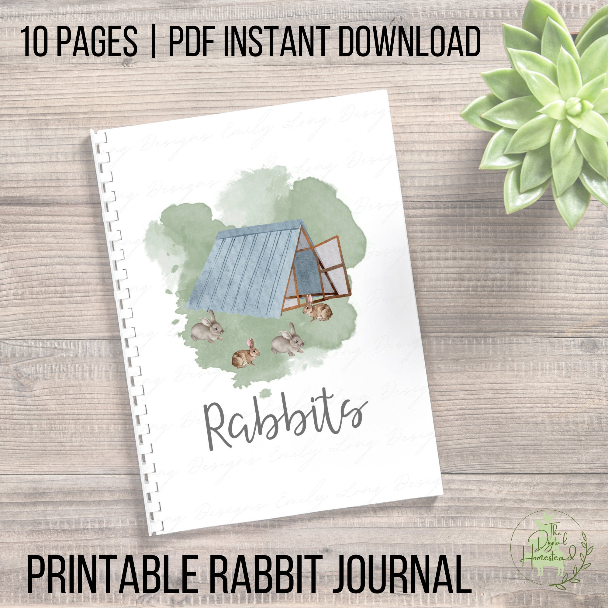 Printable Rabbit Record Keeping Journal Rabbitry Log - Etsy