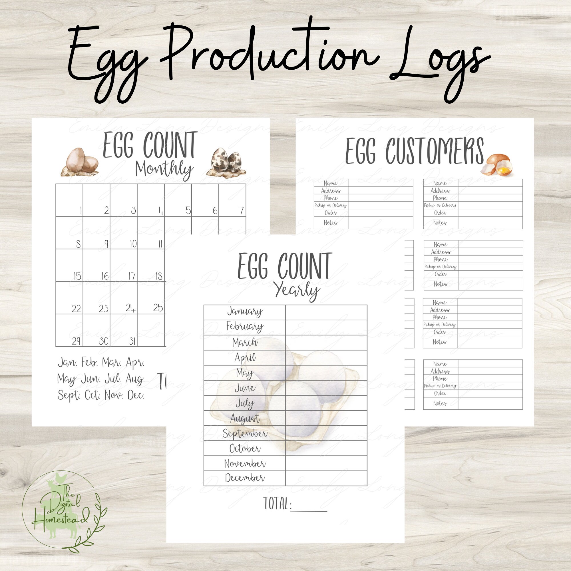 Backyard Chicken Journal | Printable Chicken Record Keeping Journal ...