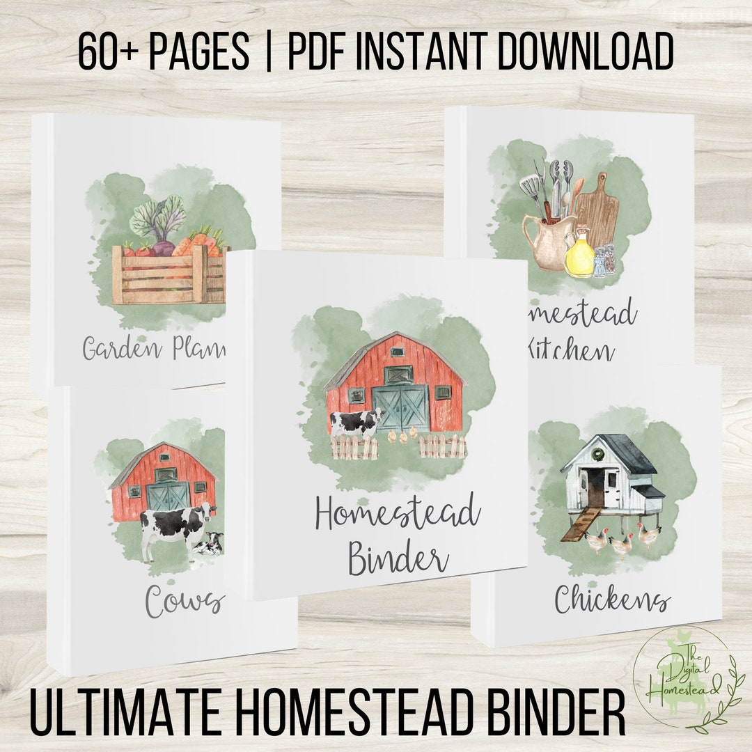 Ultimate Homestead Management Binder | Homestead Planner | Printable ...