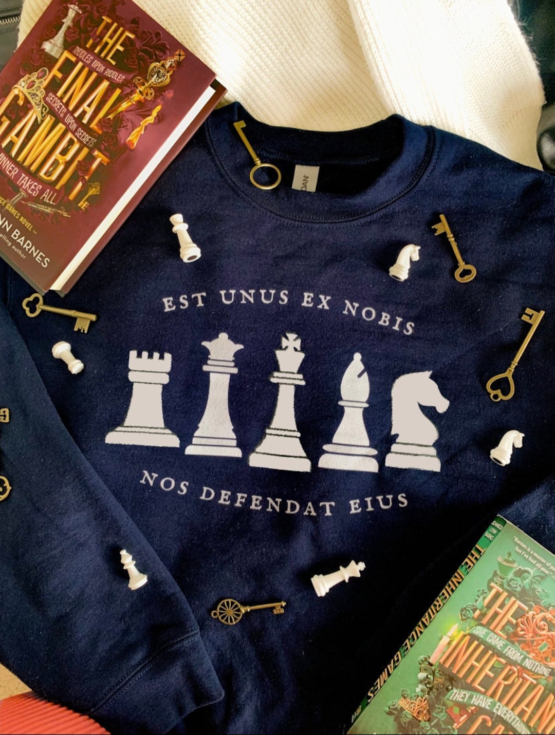 The Inheritance Games “one of Us” Chess Sweater, the Brothers Hawthorne ...