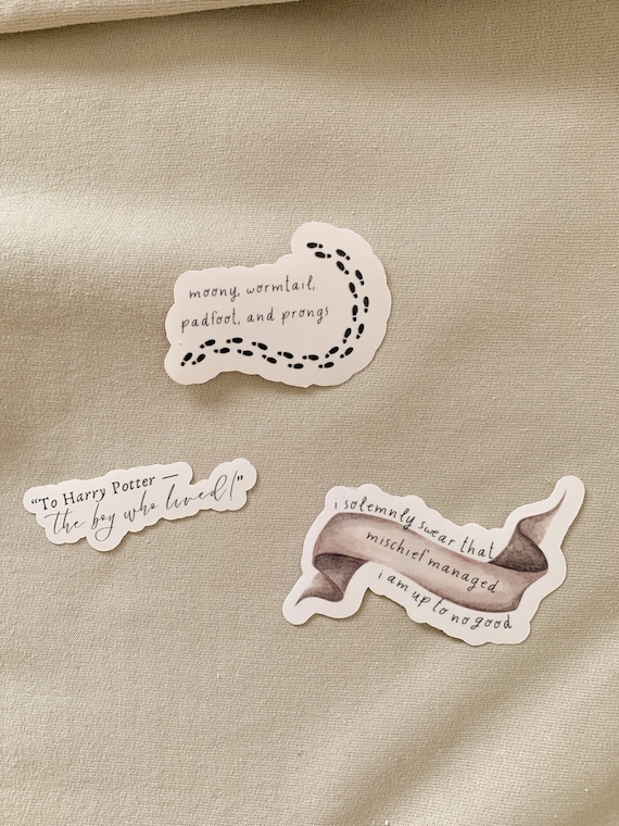 Magical Wizard Stickers Waterproof Stickers - Etsy