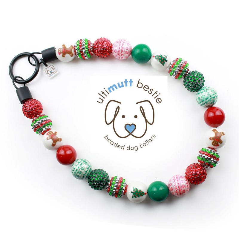 Beaded Fall Dog Necklace - Etsy