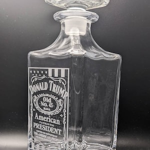 Donald Trump Mugshot | President Trump Decanter | Conservative Gift ...